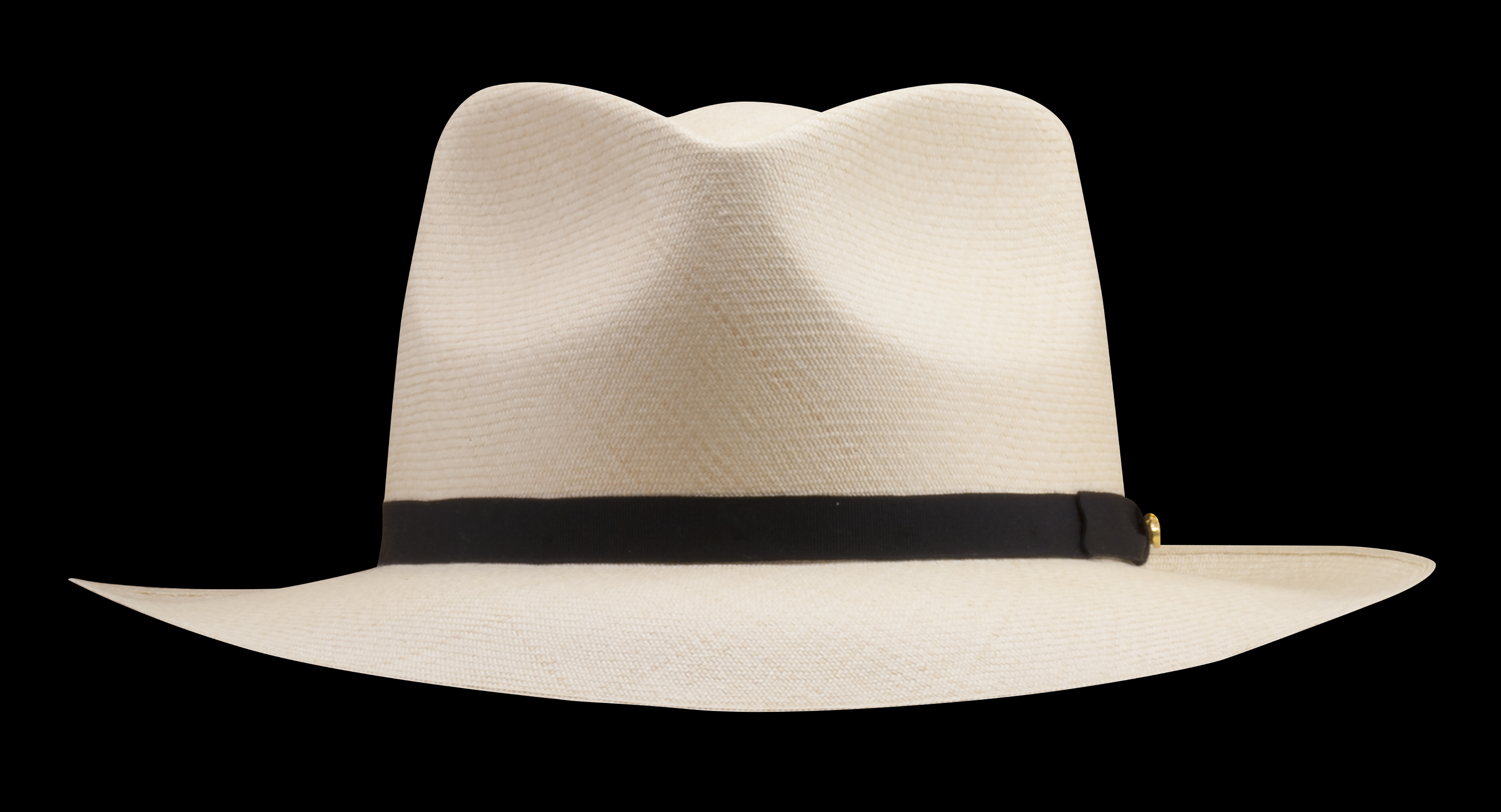 Ribbon Details For Panama Hats — Brent Black Panama Hats