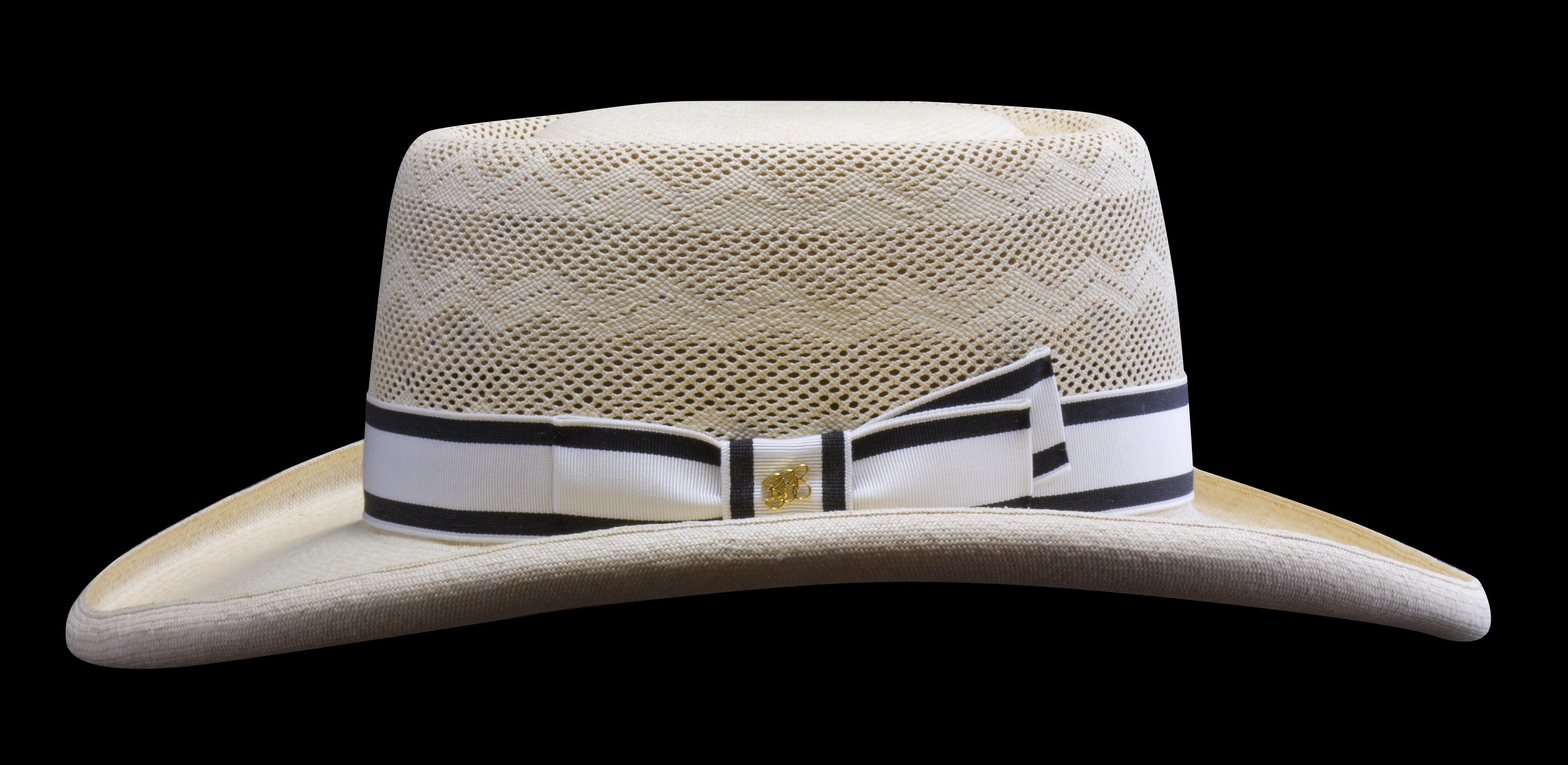 Ribbon Details For Panama Hats — Brent Black Panama Hats